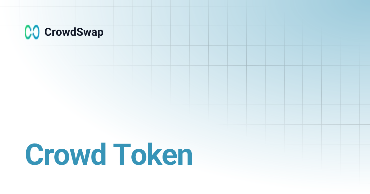 Crowd Token | CrowdSwap